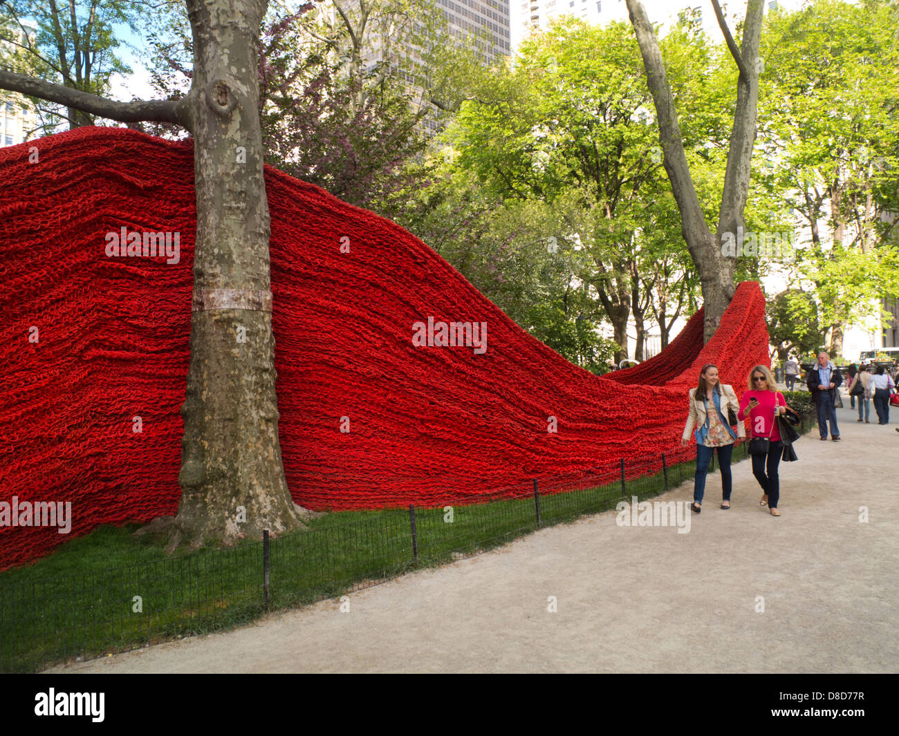 public art display in Madison Square Park NYC Stock Photo - Alamy
