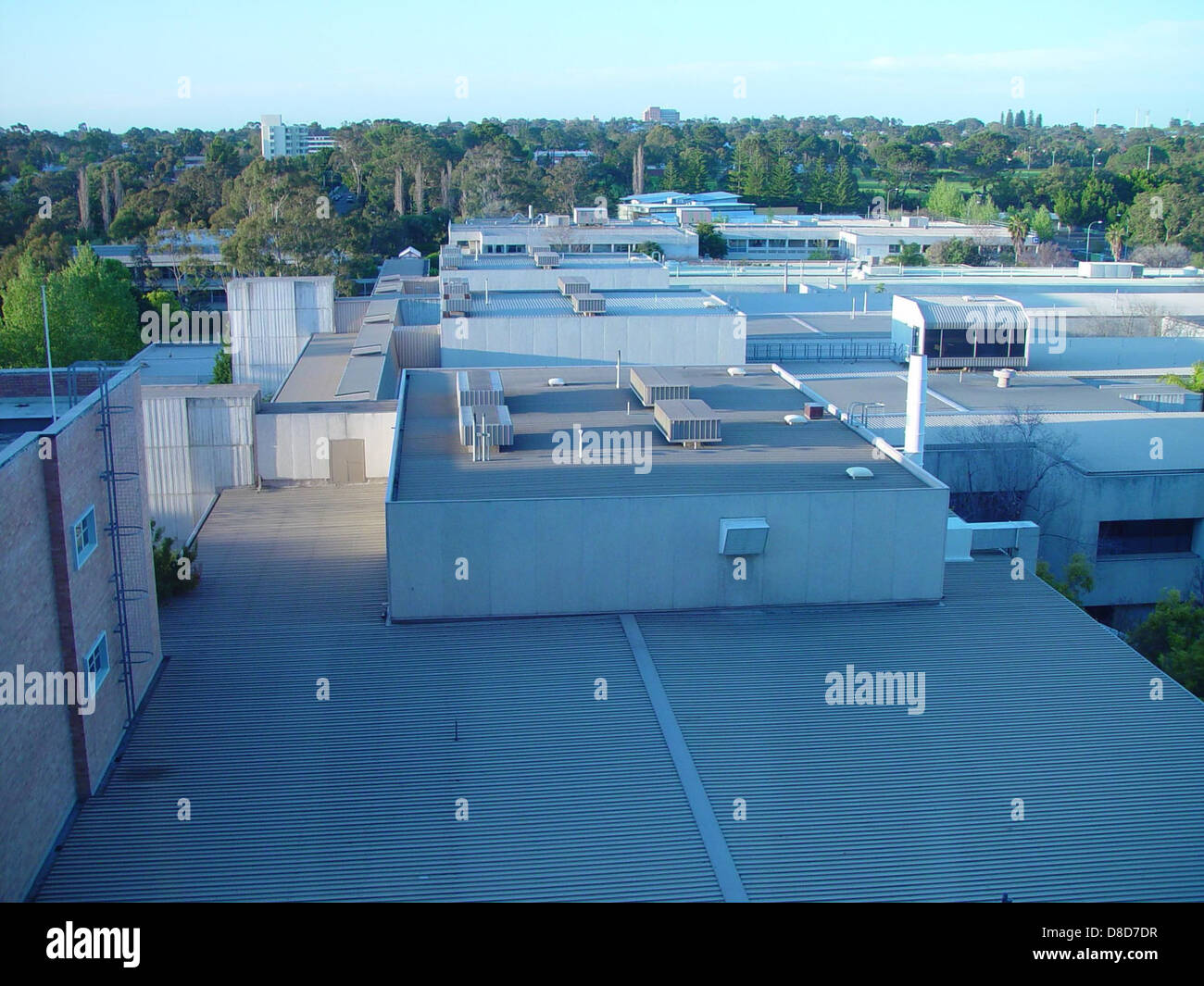 Aerial view of the roofs of Sir Charles Gairdner Hospital in Perth ...