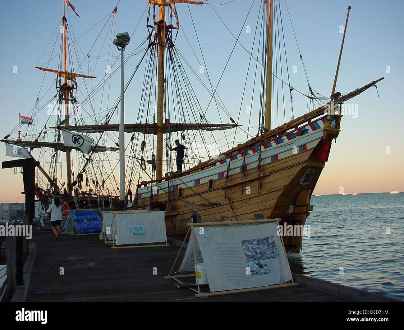 A sailing ship with full sails set, navigating the open sea. The ship ...
