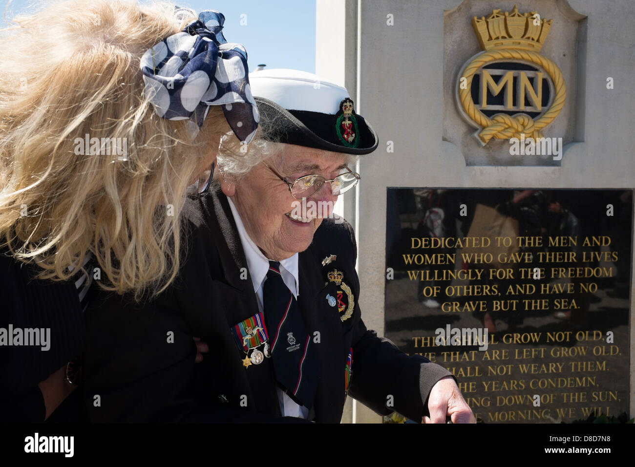 Liverpool, UK, 25th May, 2013. Kathy Townsend. Ex-Royal Navy nurse by ...