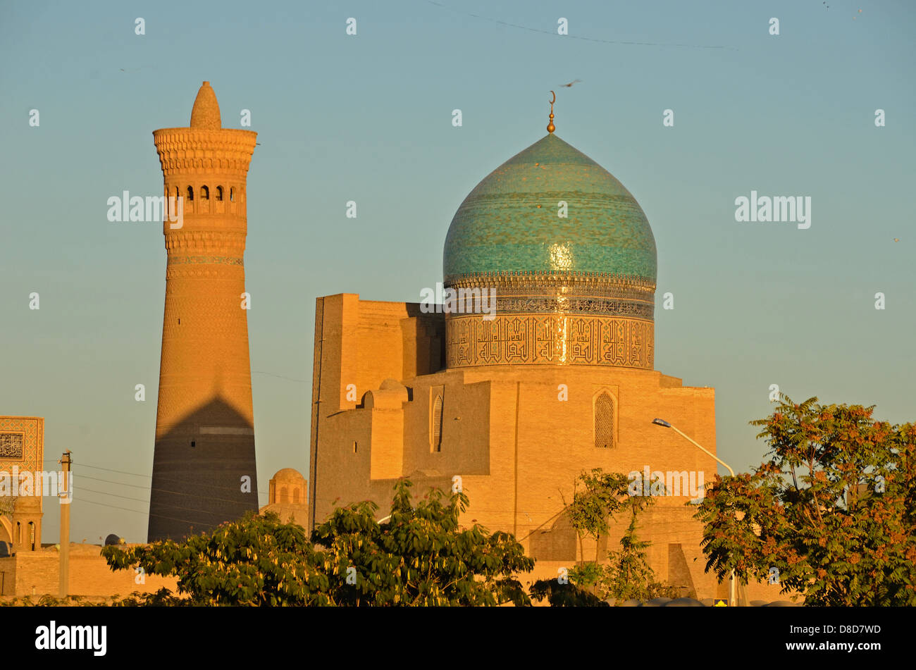 Kalon Minaret and Kalon Mosque in Bukhara Stock Photo - Alamy
