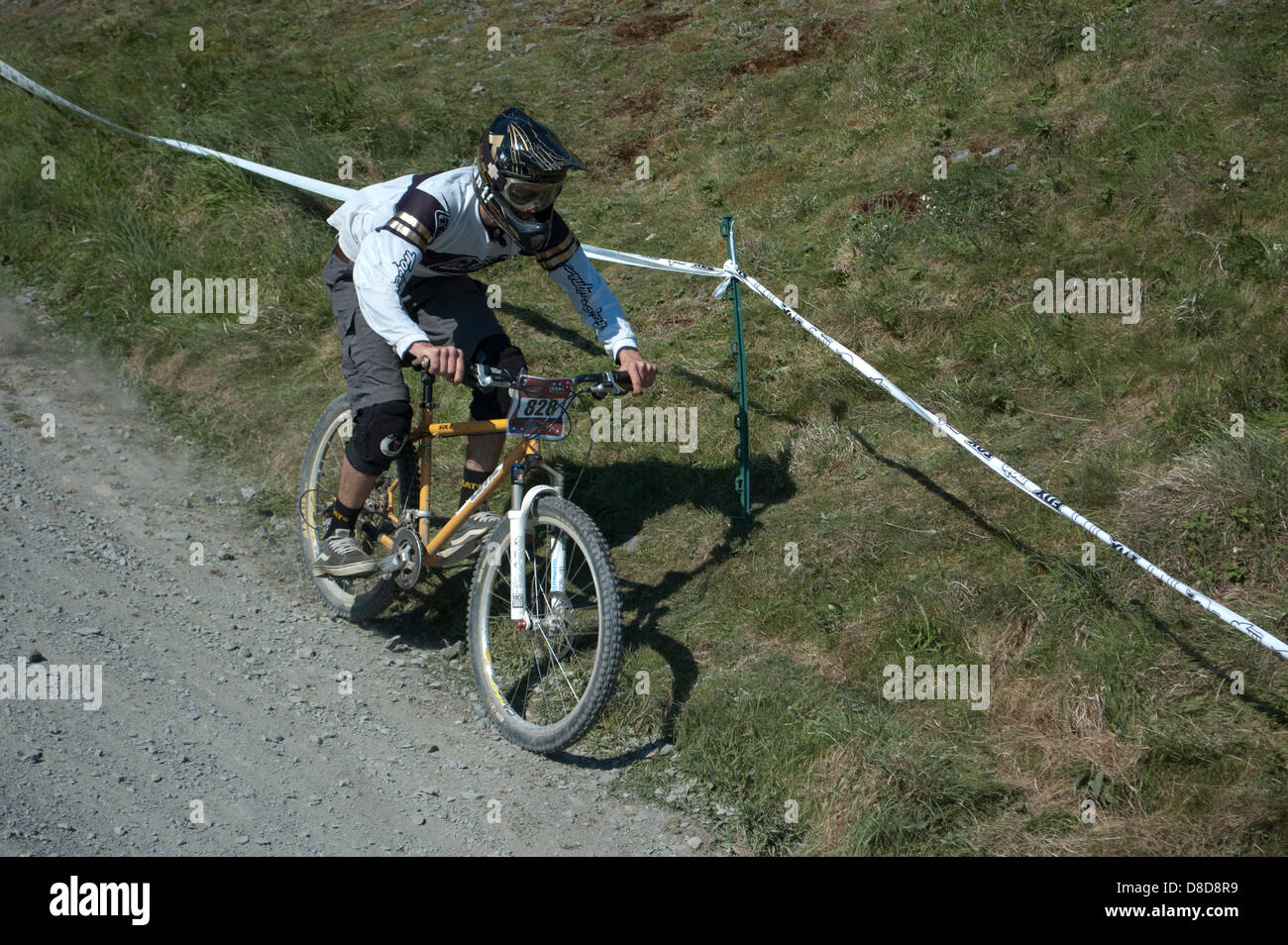 Wales mountain biking wales down hilling hi-res stock photography and ...