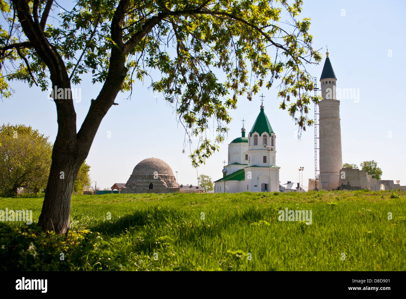 The ruins of the ancient city of Bulgar, the capital of the ancient ...