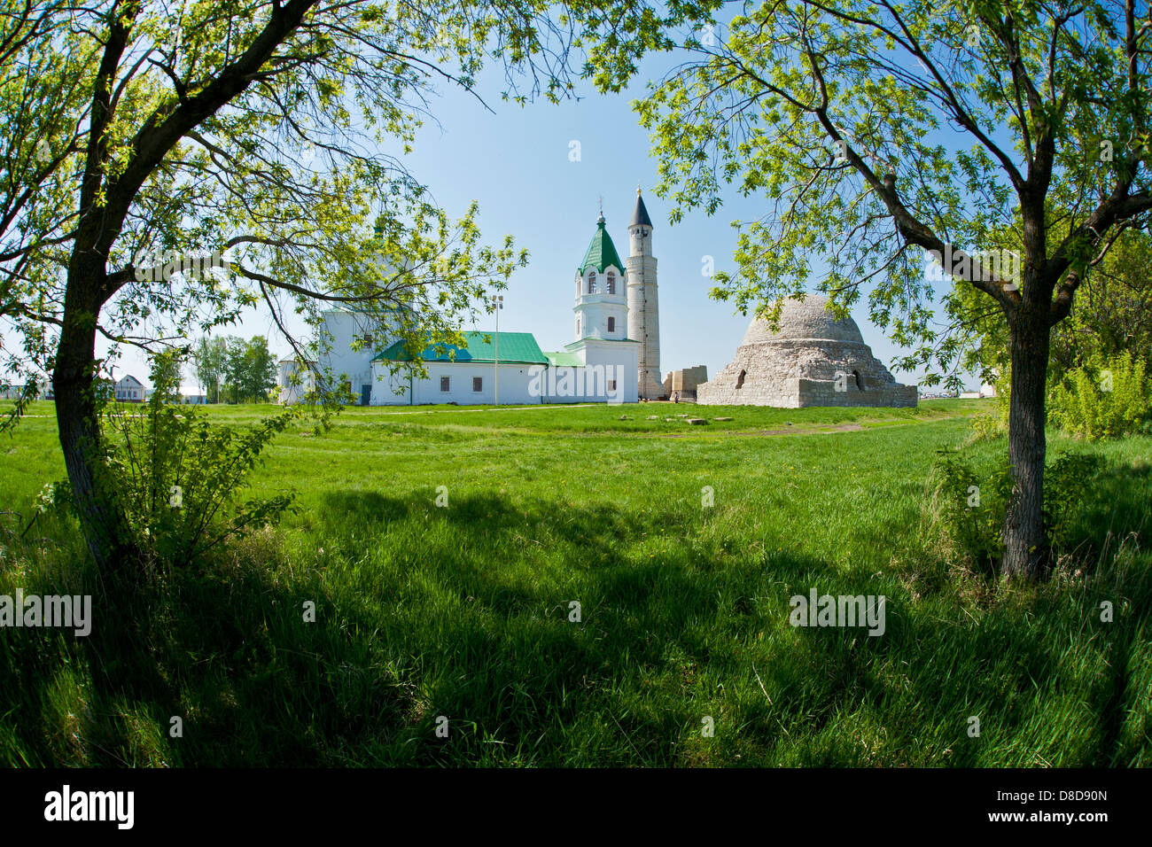 The ruins of the ancient city of Bulgar, the capital of the ancient ...