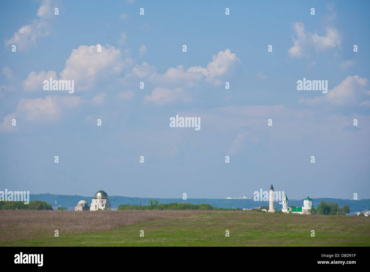 The ruins of the ancient city of Bulgar, the capital of the ancient ...