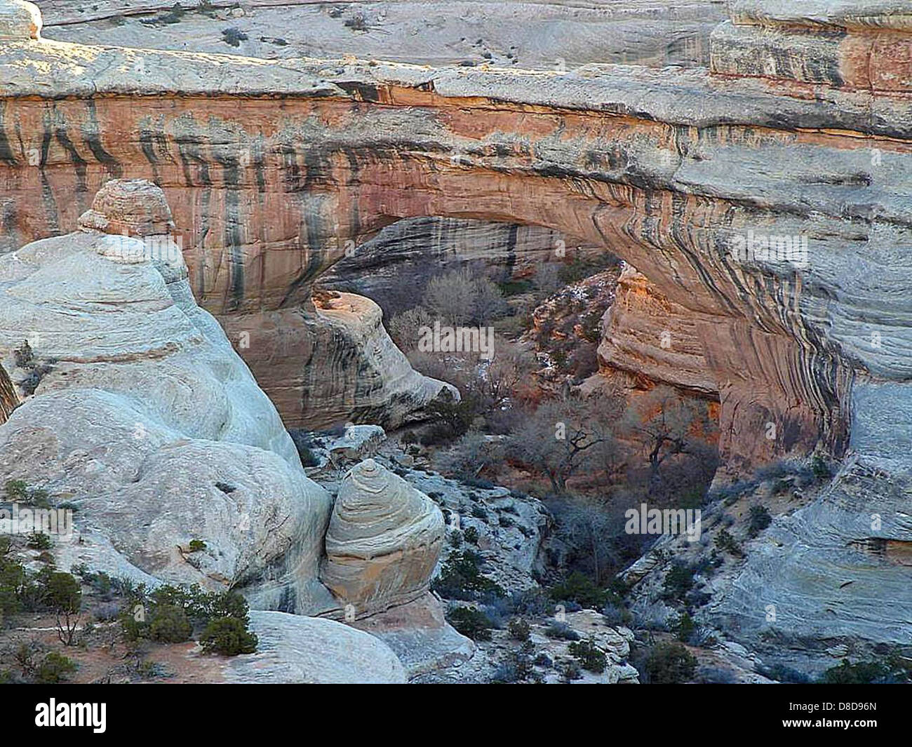 Sipapu Bridge, located in the Natural Bridges National Monument, is a ...