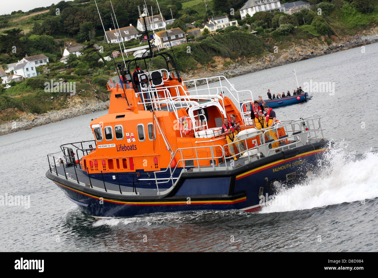 RNLI Lifeboat rescue demonstration Stock Photo - Alamy