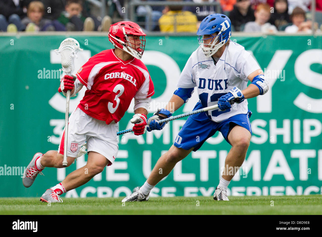 May 25, 2013: Cornell Big Red attack Rob Pannell (3) in action with the ...