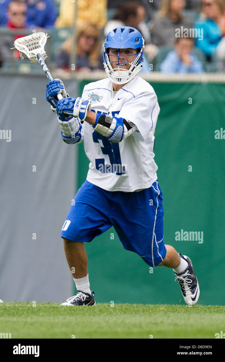 May 25, 2013: Duke Blue Devils attack Jordan Wolf (31) in action with ...