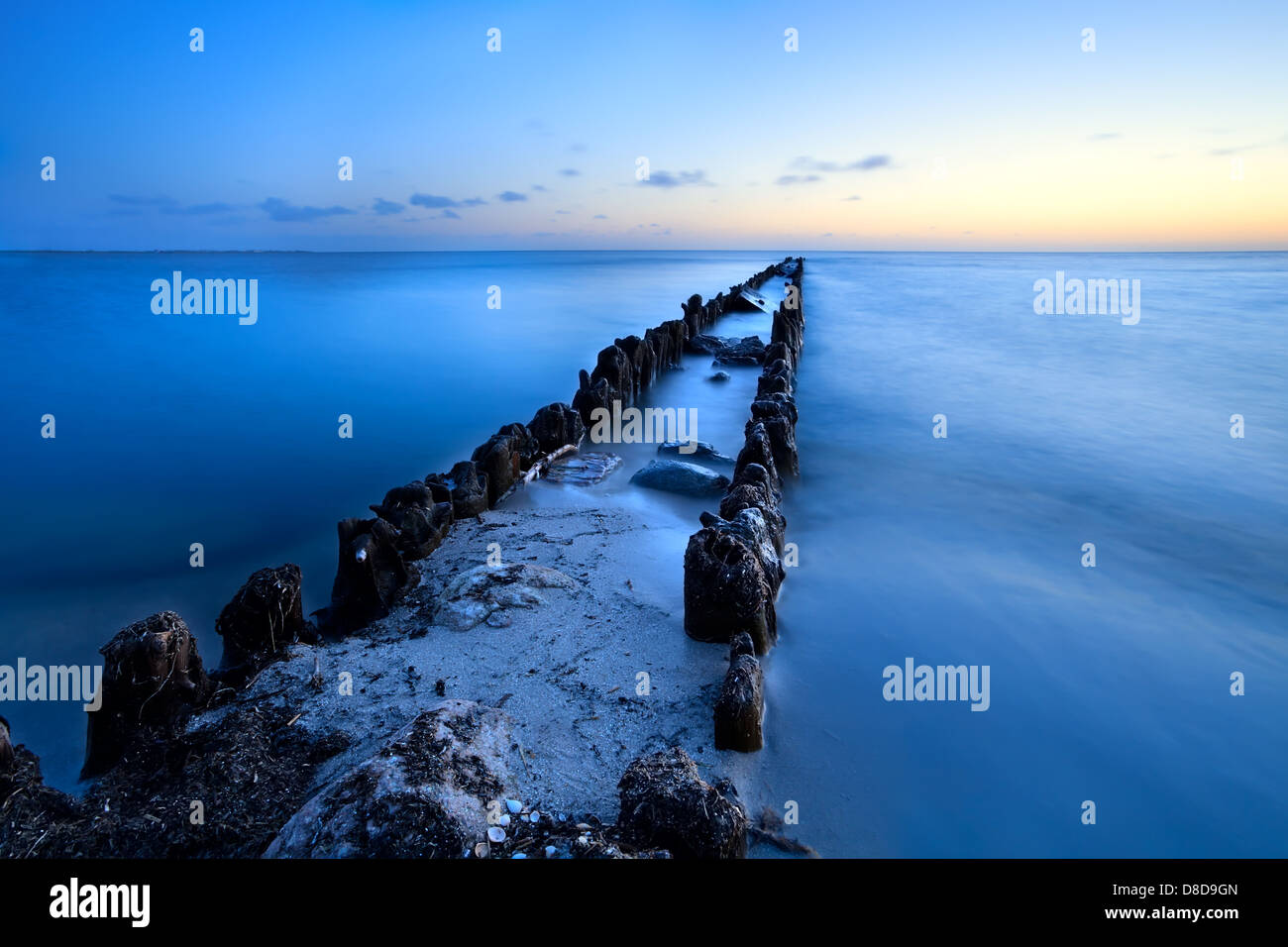 Dutch dike in friesland sea hi-res stock photography and images - Alamy