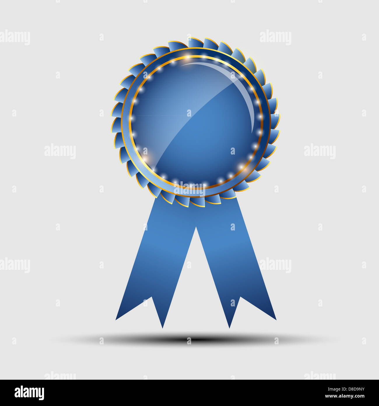 Vector blue sign, label template Stock Photo - Alamy