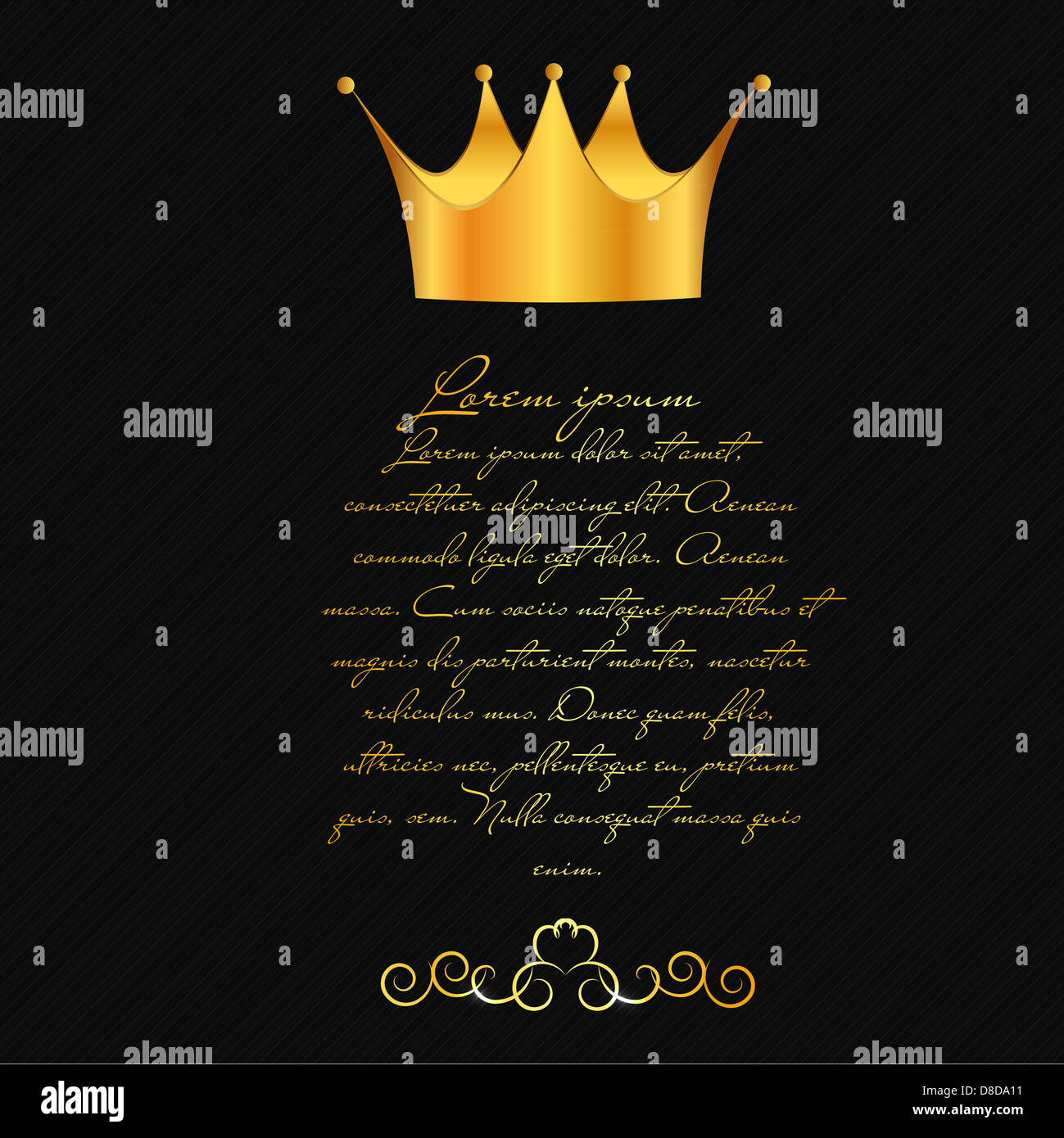 Abstract background with crown vector illustration Stock Photo - Alamy