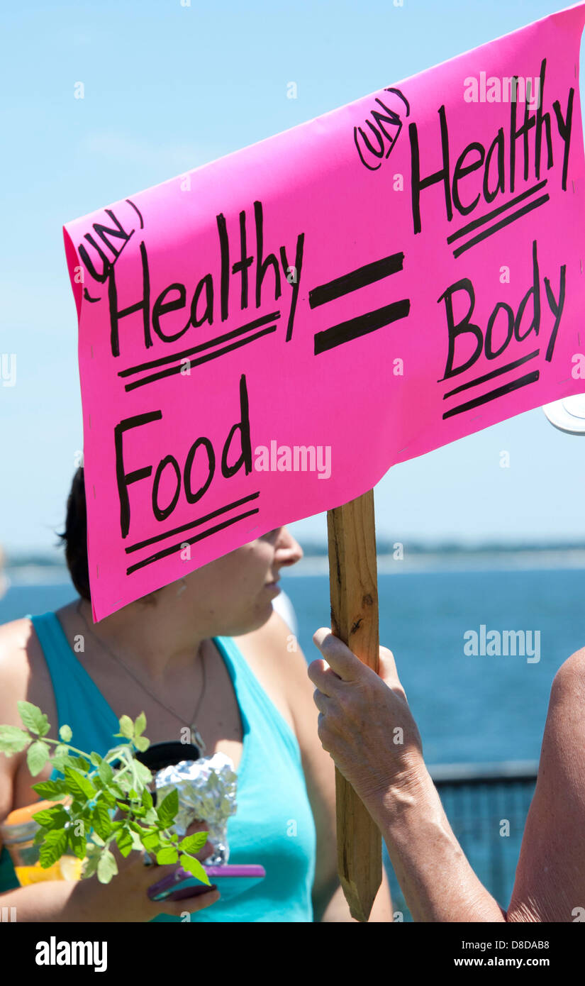 Protesters join worldwide "March Against Monsanto" marches to protest ...
