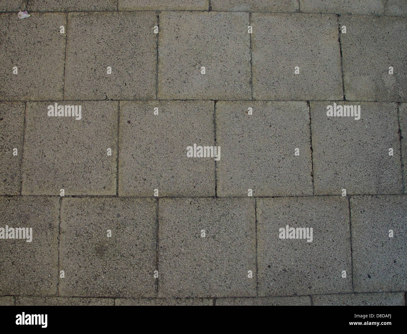 A set of square brick pavers arranged neatly, showcasing their uniform ...