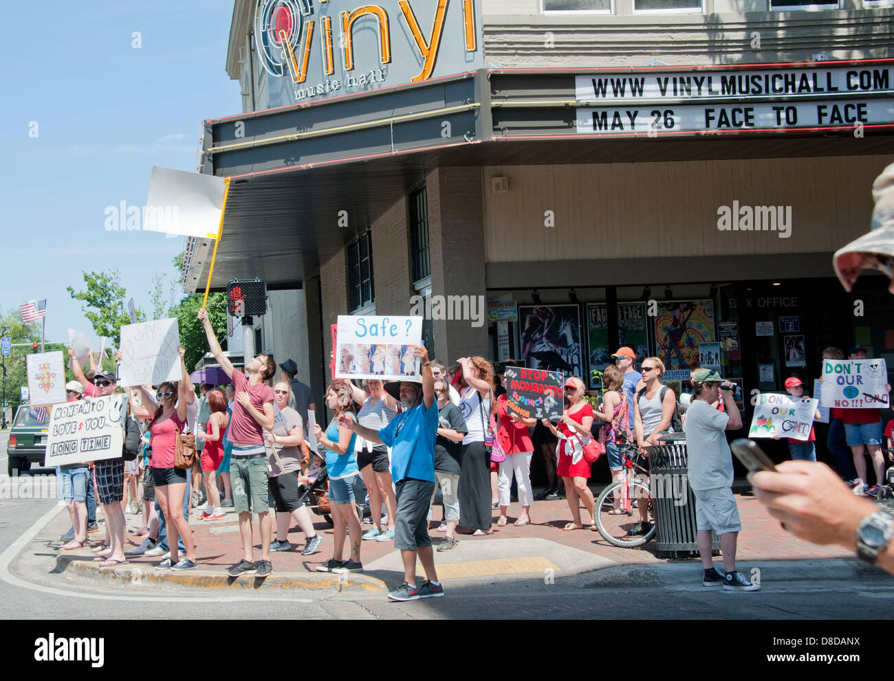 Protesters join worldwide "March Against Monsanto" marches to protest ...