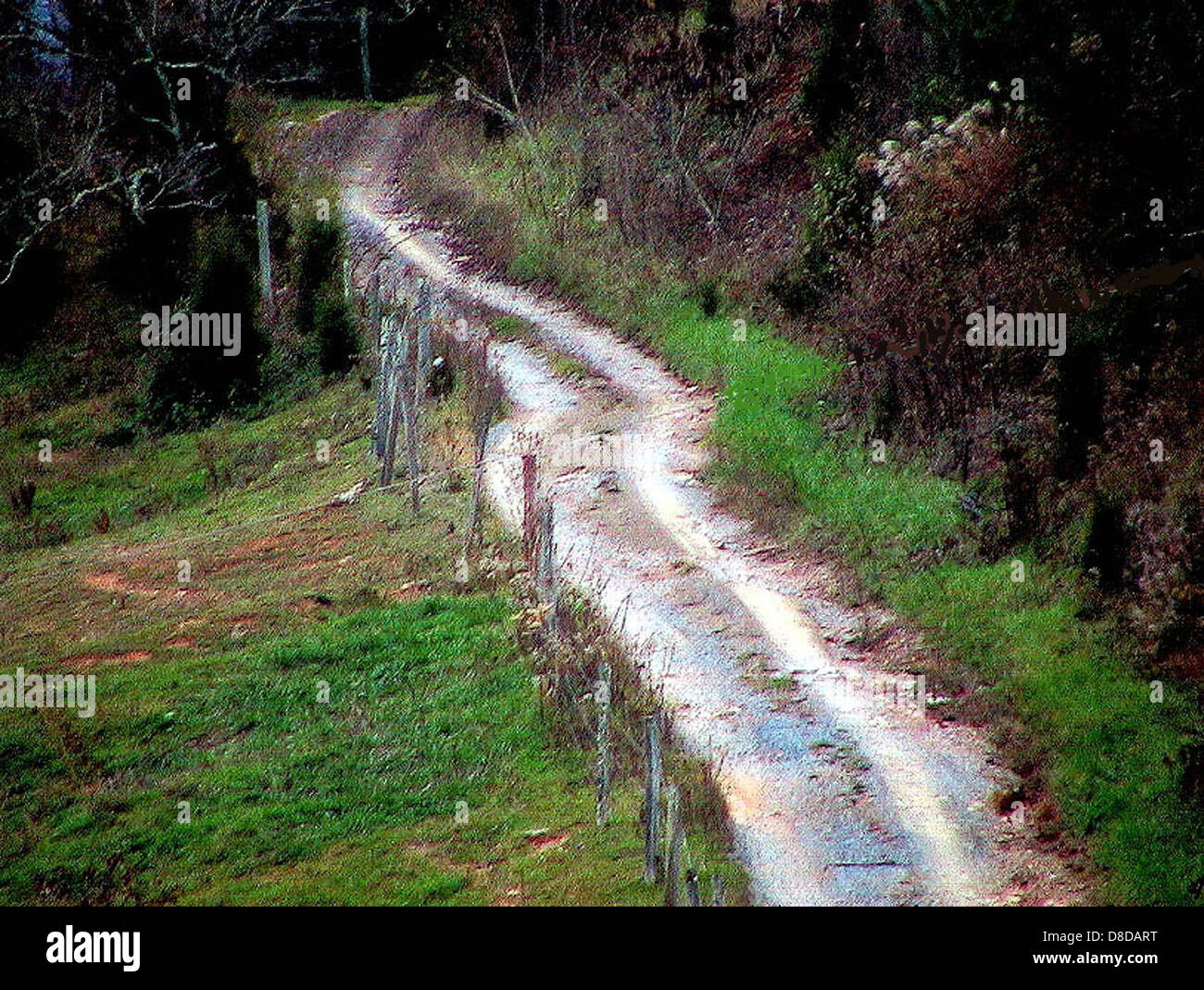 Steep country road in mountains Stock Photo - Alamy