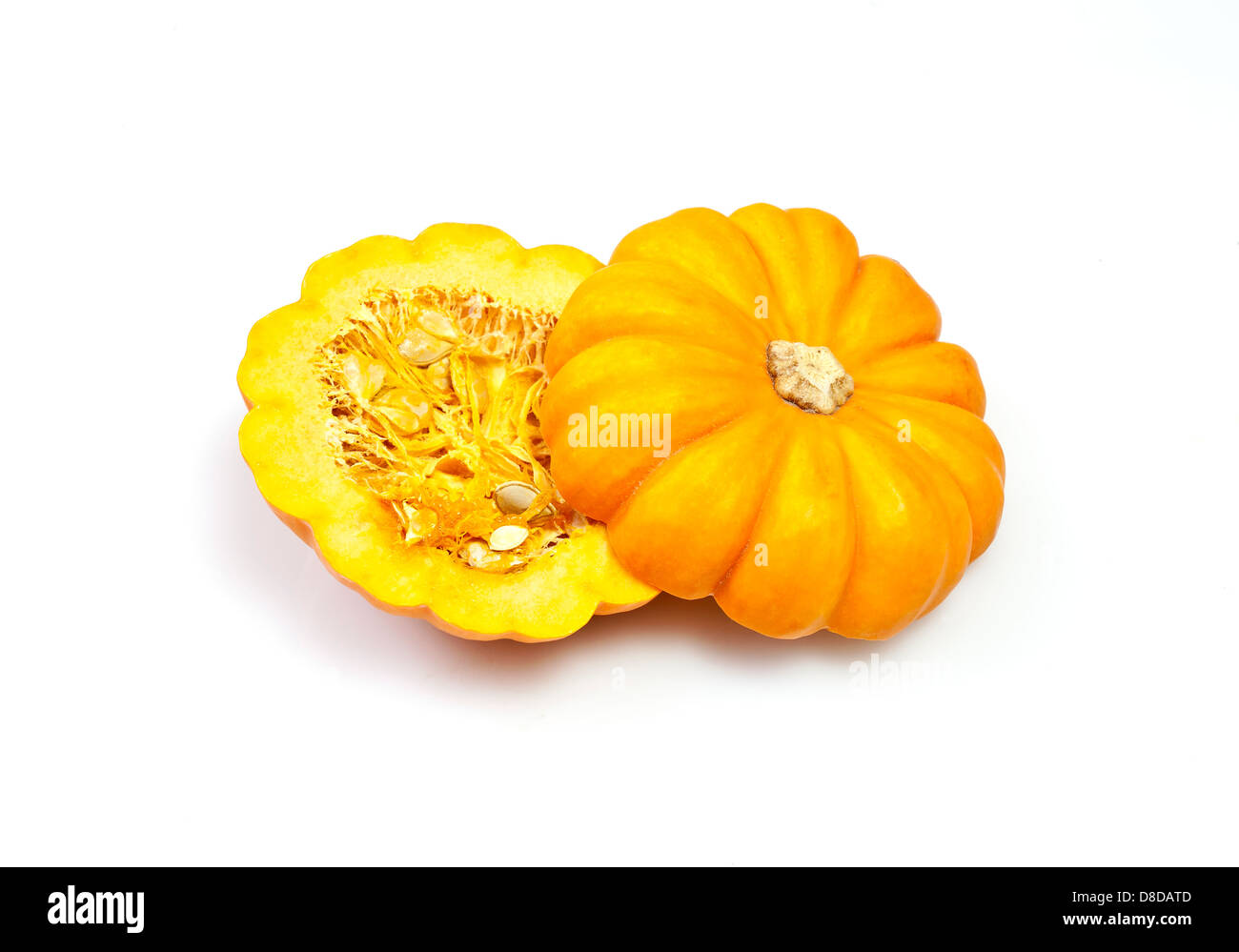 Miniature Gold Pumpkin Stock Photo - Alamy
