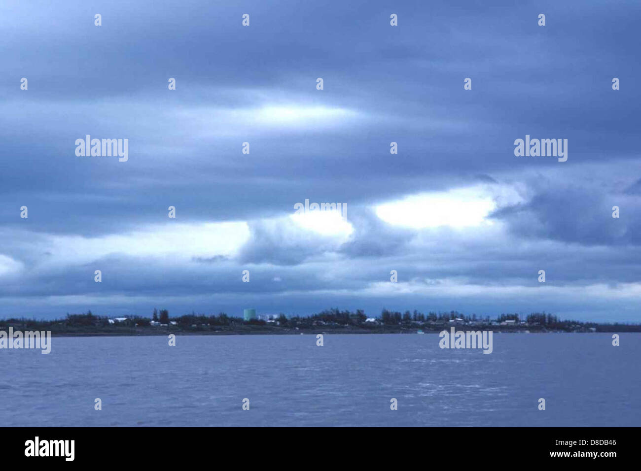 A storm is forming as dark clouds gather and winds pick up. The ...