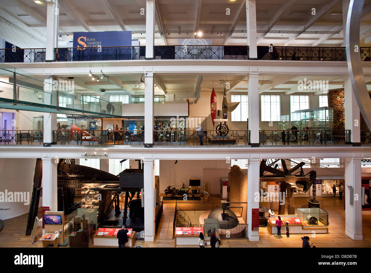 Main Hall, The Science Museum, London, England Stock Photo - Alamy