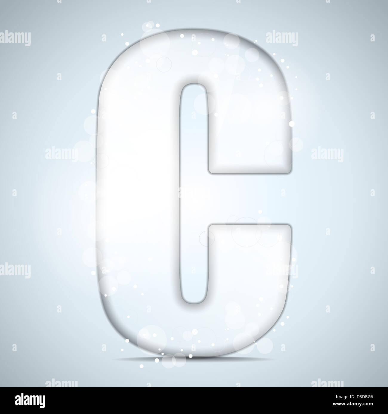 Vector - Alphabet Glass Shiny with Sparkles on Background Letter Stock ...