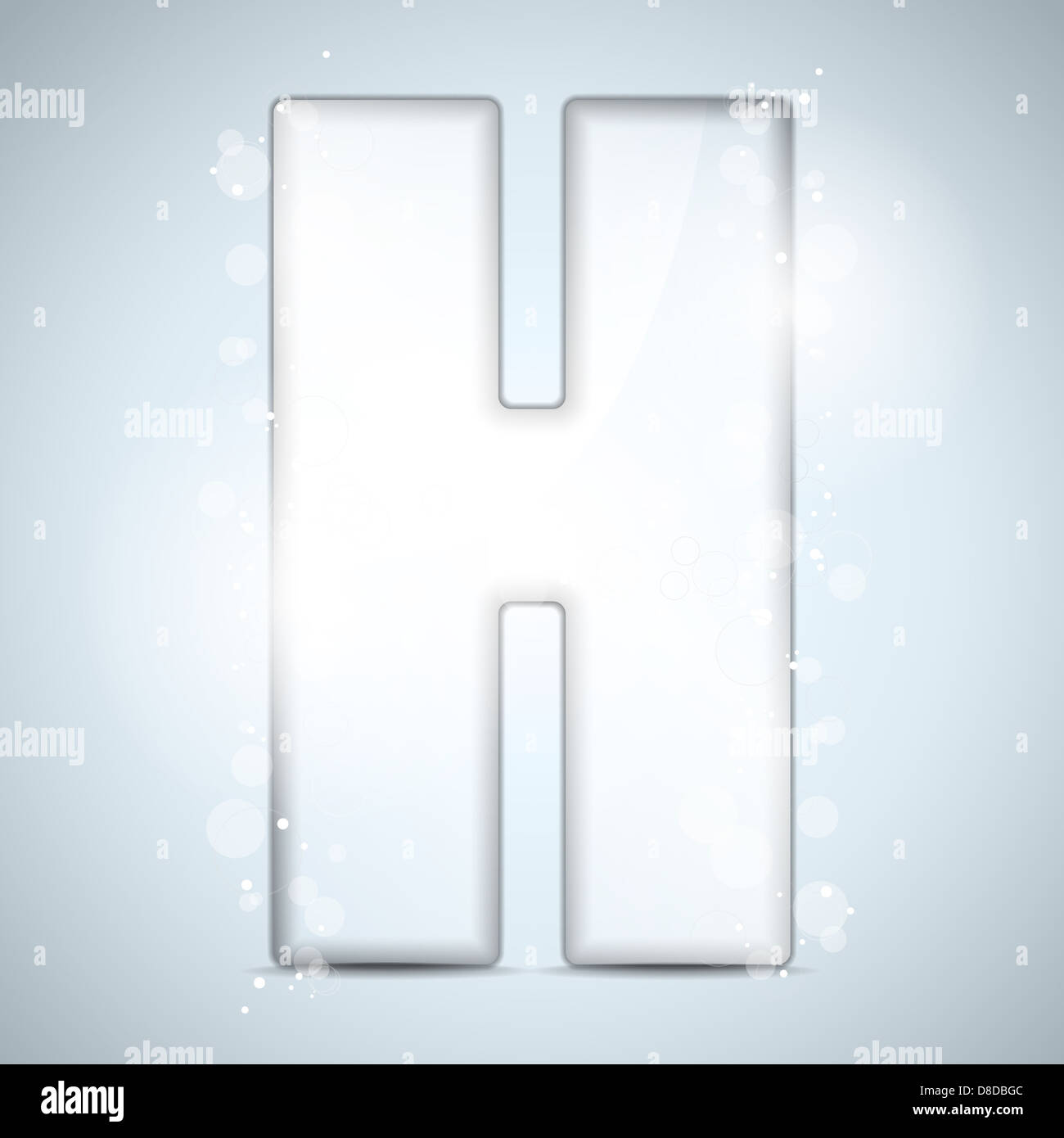 Vector - Alphabet Glass Shiny with Sparkles on Background Letter Stock ...