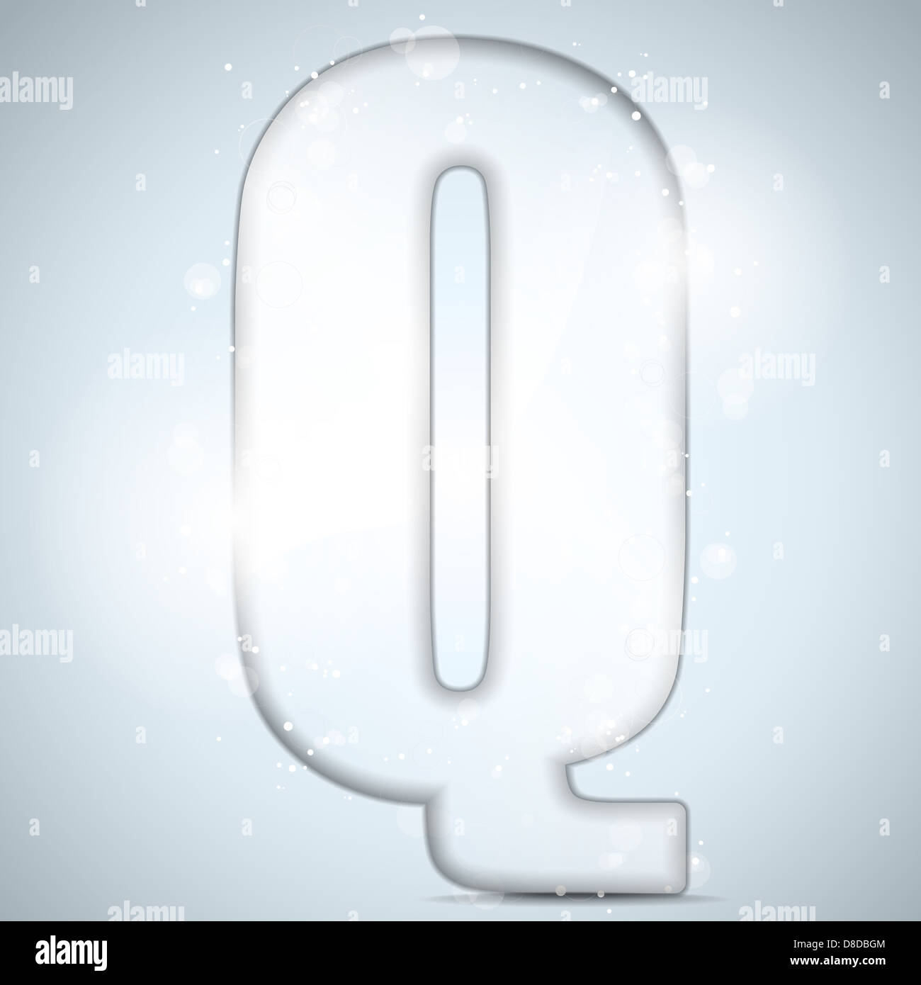 Vector - Alphabet Glass Shiny with Sparkles on Background Letter Stock ...