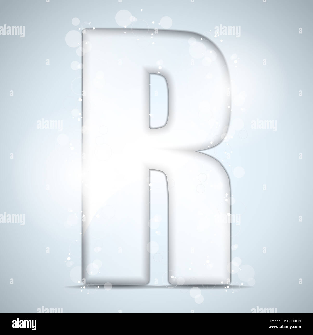 Vector - Alphabet Glass Shiny with Sparkles on Background Letter Stock ...