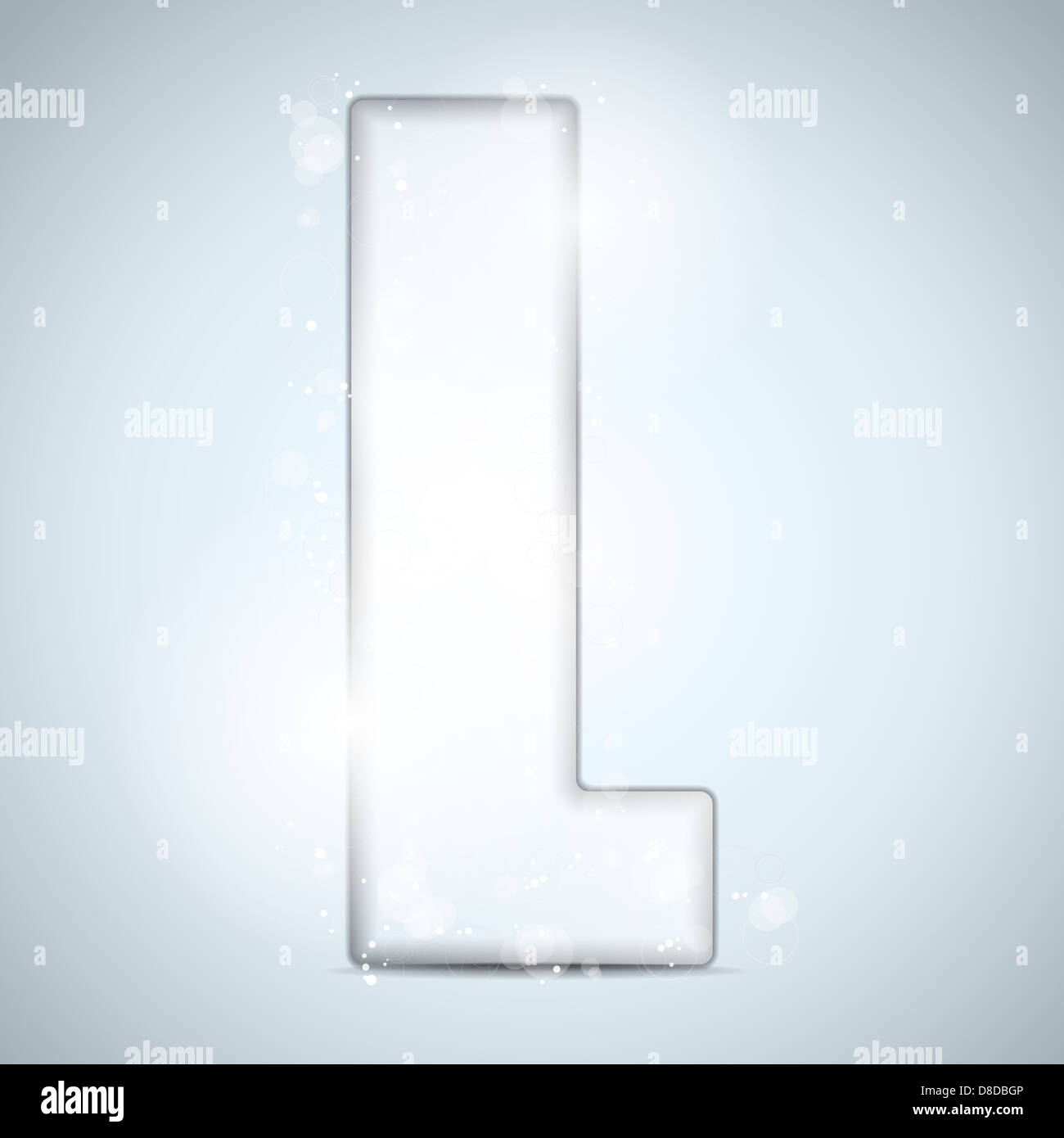 Vector - Alphabet Glass Shiny with Sparkles on Background Letter Stock ...