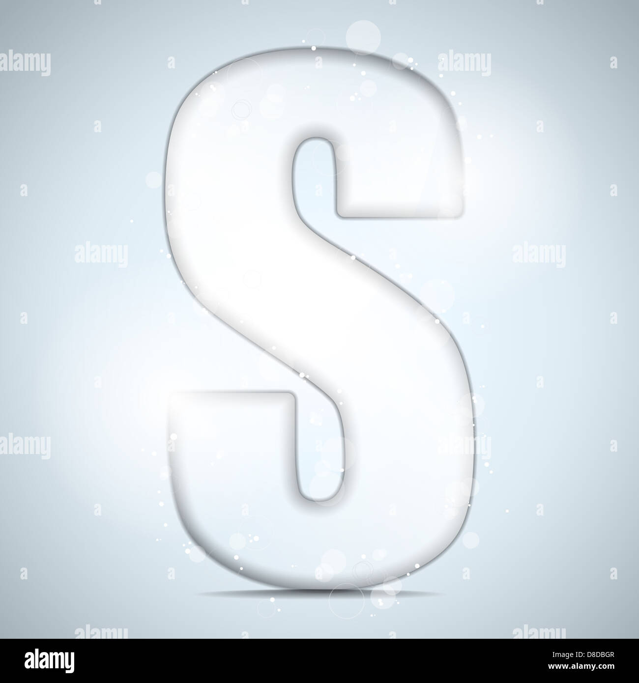 Vector - Alphabet Glass Shiny with Sparkles on Background Letter Stock ...