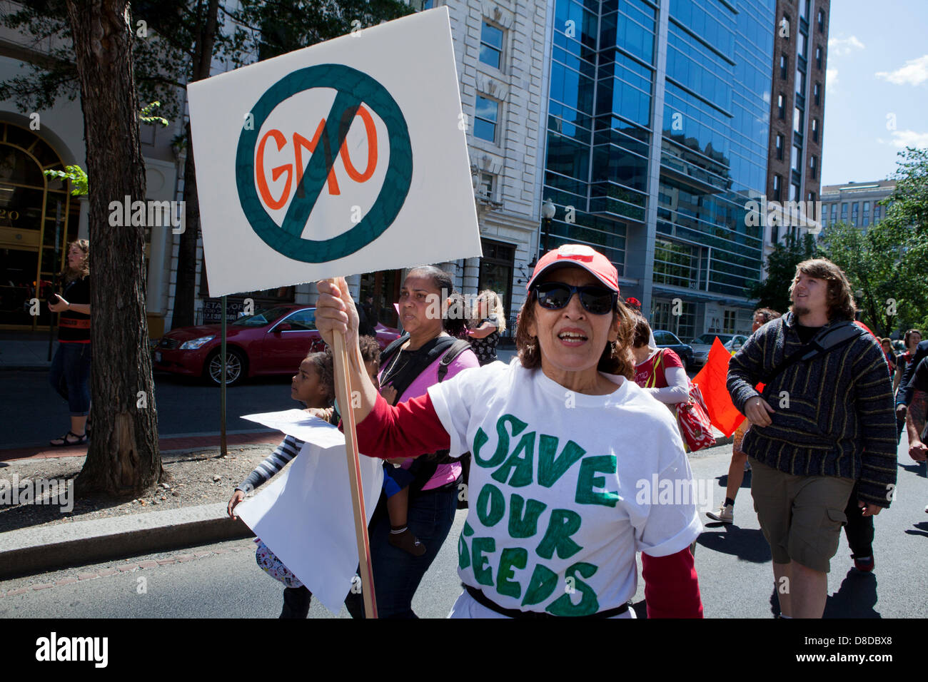 March against GMO, 2013 - Washington, DC USA Stock Photo - Alamy