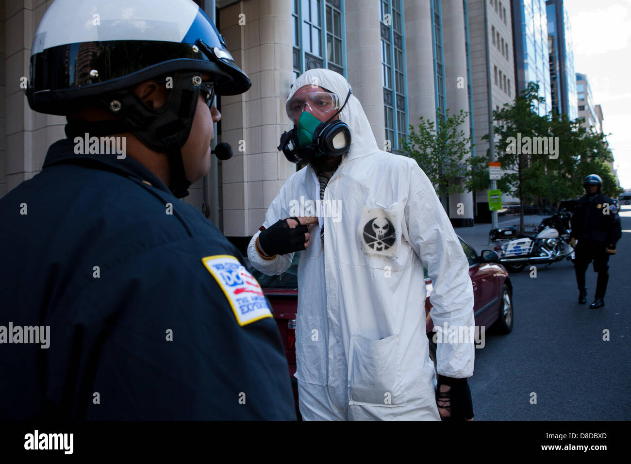 Gmo protest police hi-res stock photography and images - Alamy