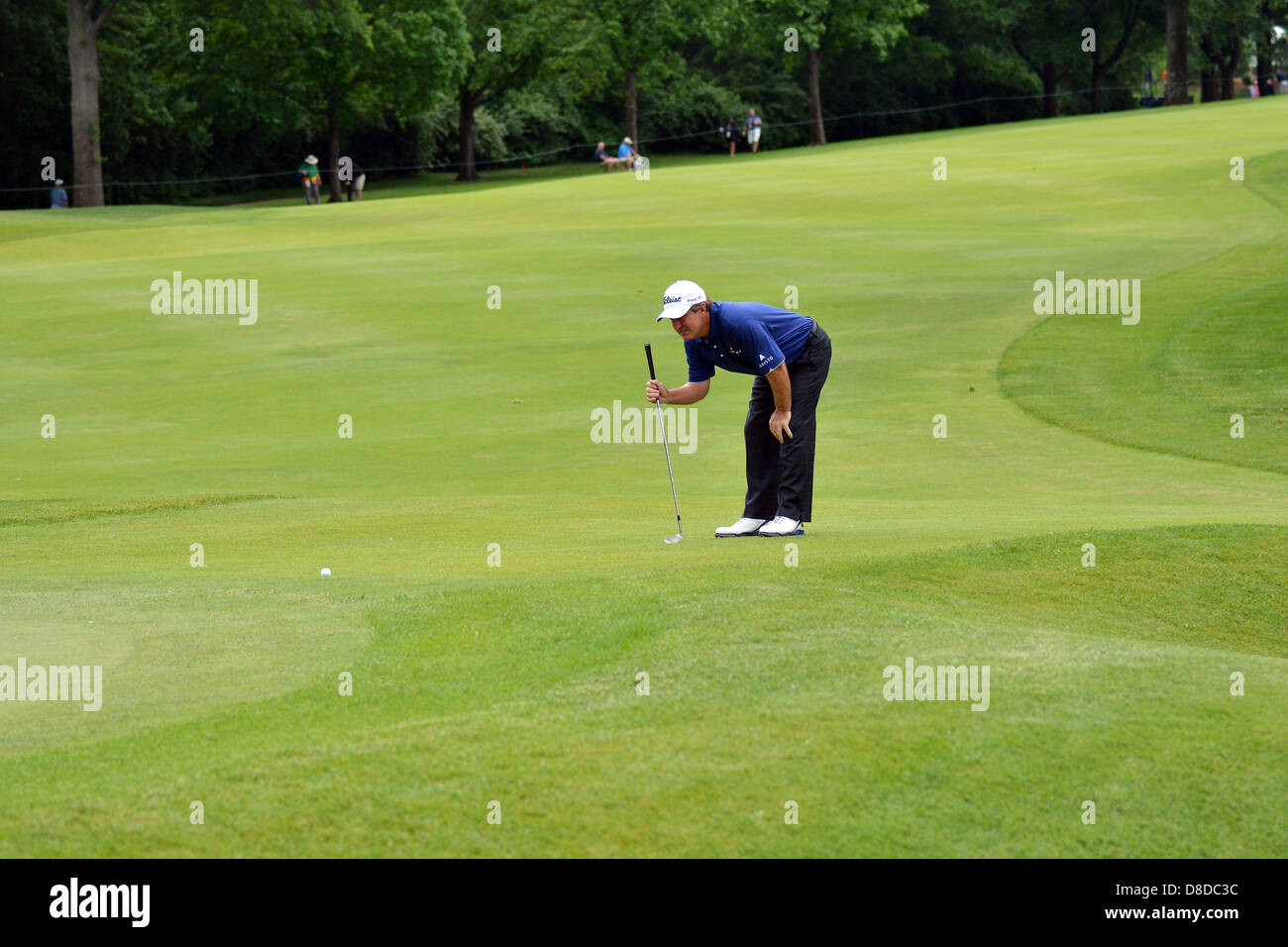 May 24, 2013 - St. Louis, MO, USA - May 25, 2013: Gene Sauers lines up ...