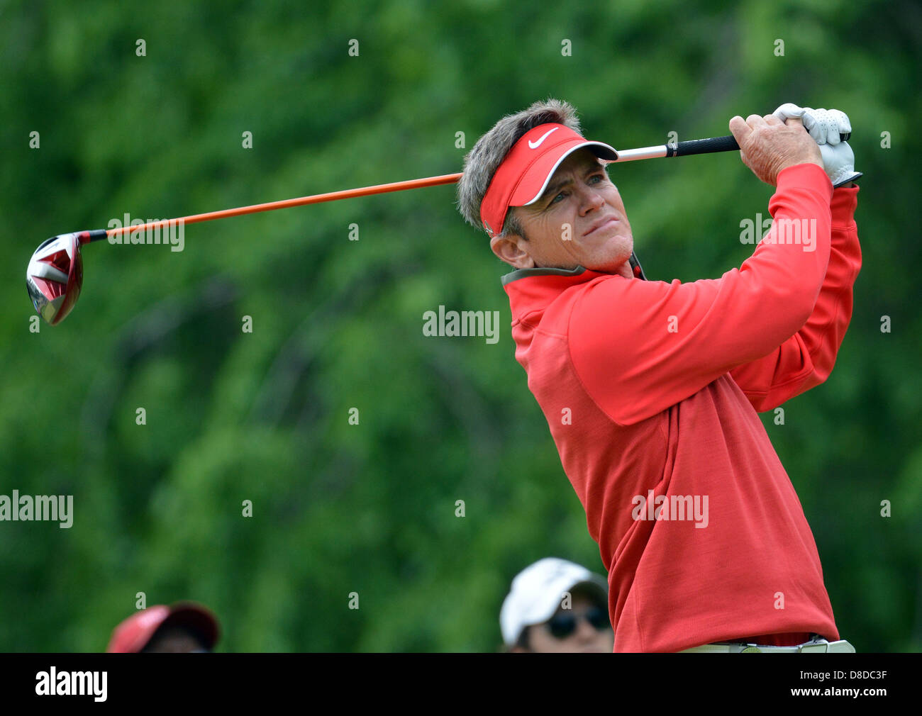 May 24, 2013 - St. Louis, MO, USA - May 25, 2013: Brian Henninger tees ...