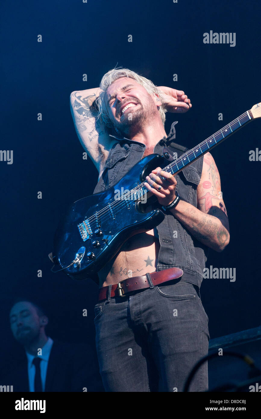 Biffy Clyro on stage Stock Photo - Alamy