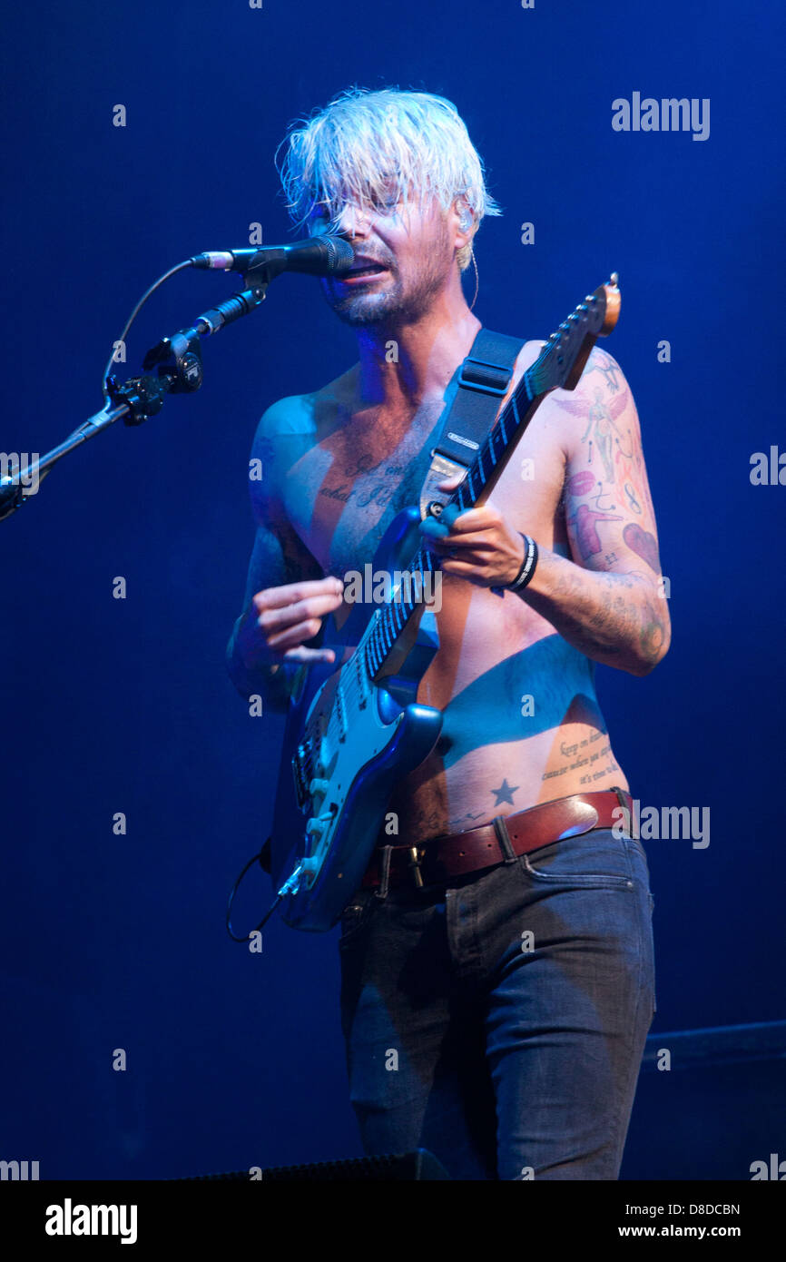 Biffy Clyro on stage Stock Photo - Alamy