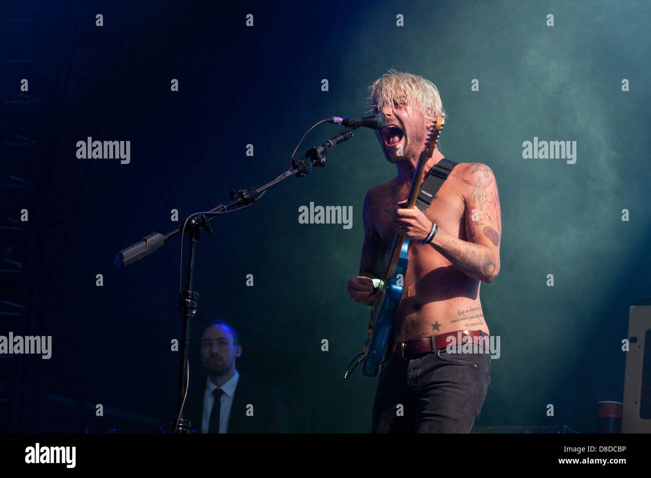 Biffy Clyro on stage Stock Photo - Alamy