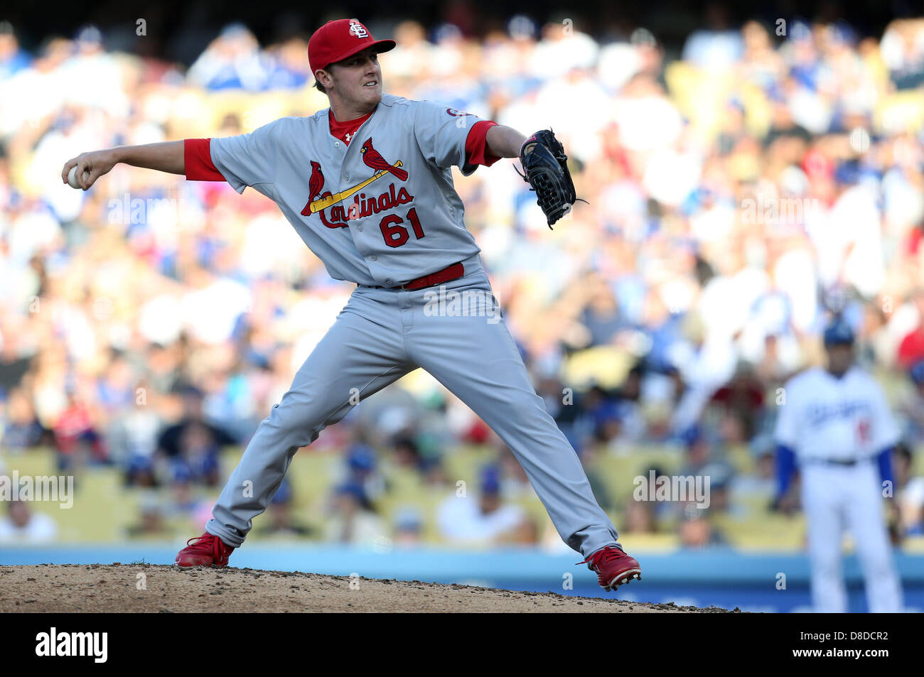 Los Angeles, California, USA. 25th May, 2013. St. Louis Cardinals ...