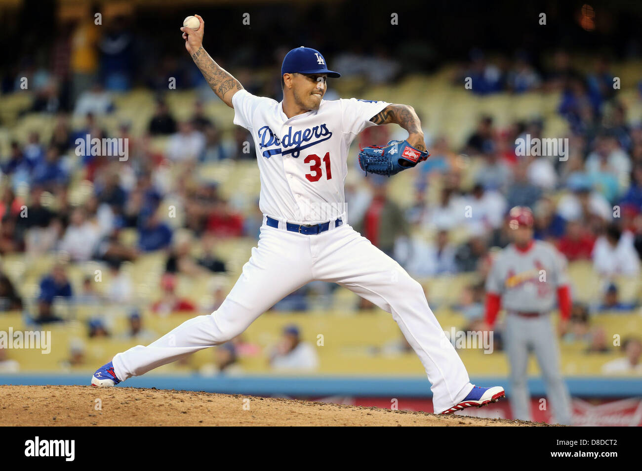 Los Angeles, California, USA. 25th May, 2013. Los Angeles Dodgers ...