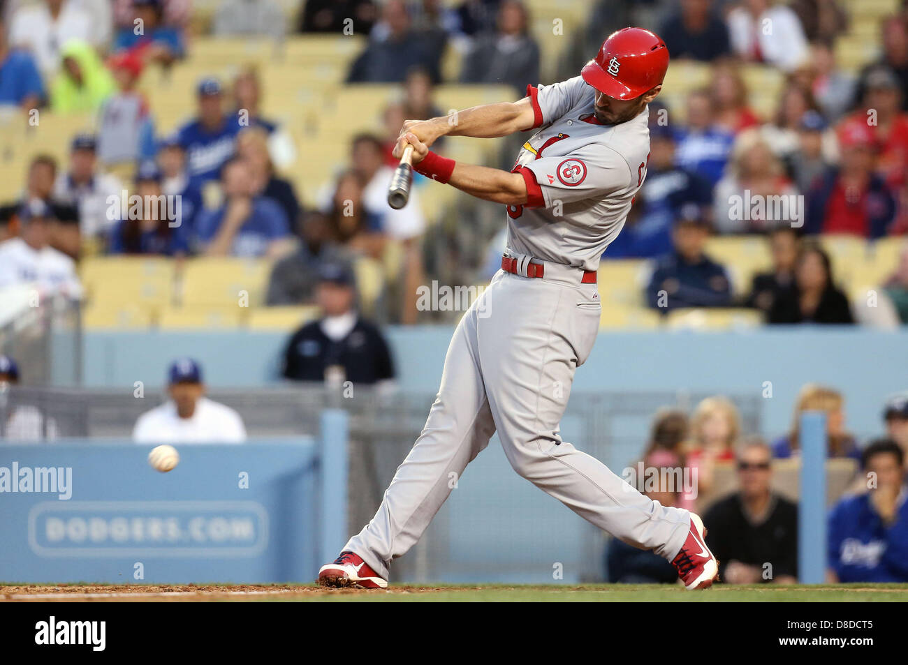 Los Angeles, California, USA. 25th May, 2013. St. Louis Cardinals ...