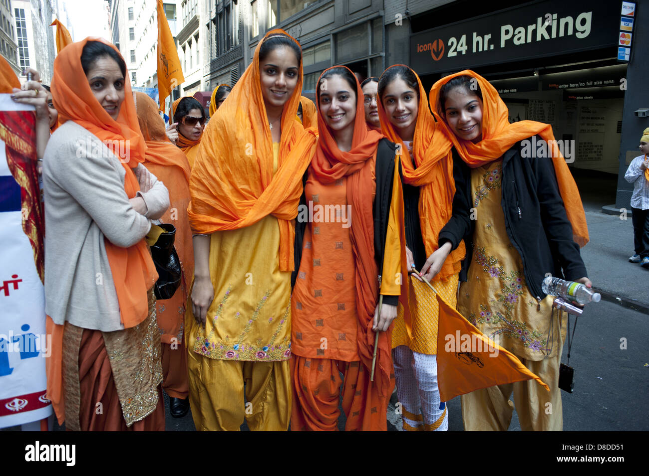 New York City, NY: 25th annual Sikh Day Parade, 2012 Stock Photo - Alamy