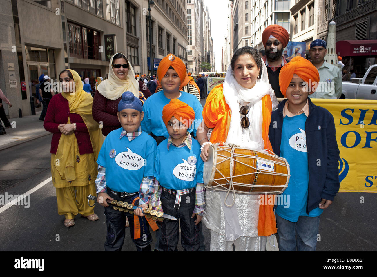 New York City, NY: 25th annual Sikh Day Parade, 2012 Stock Photo - Alamy