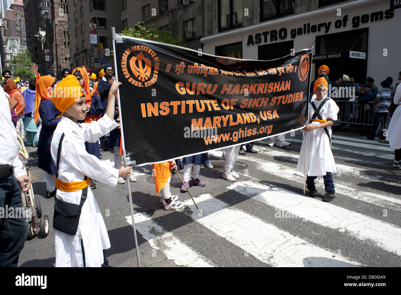 New York City, NY: 25th annual Sikh Day Parade, 2012 Stock Photo - Alamy