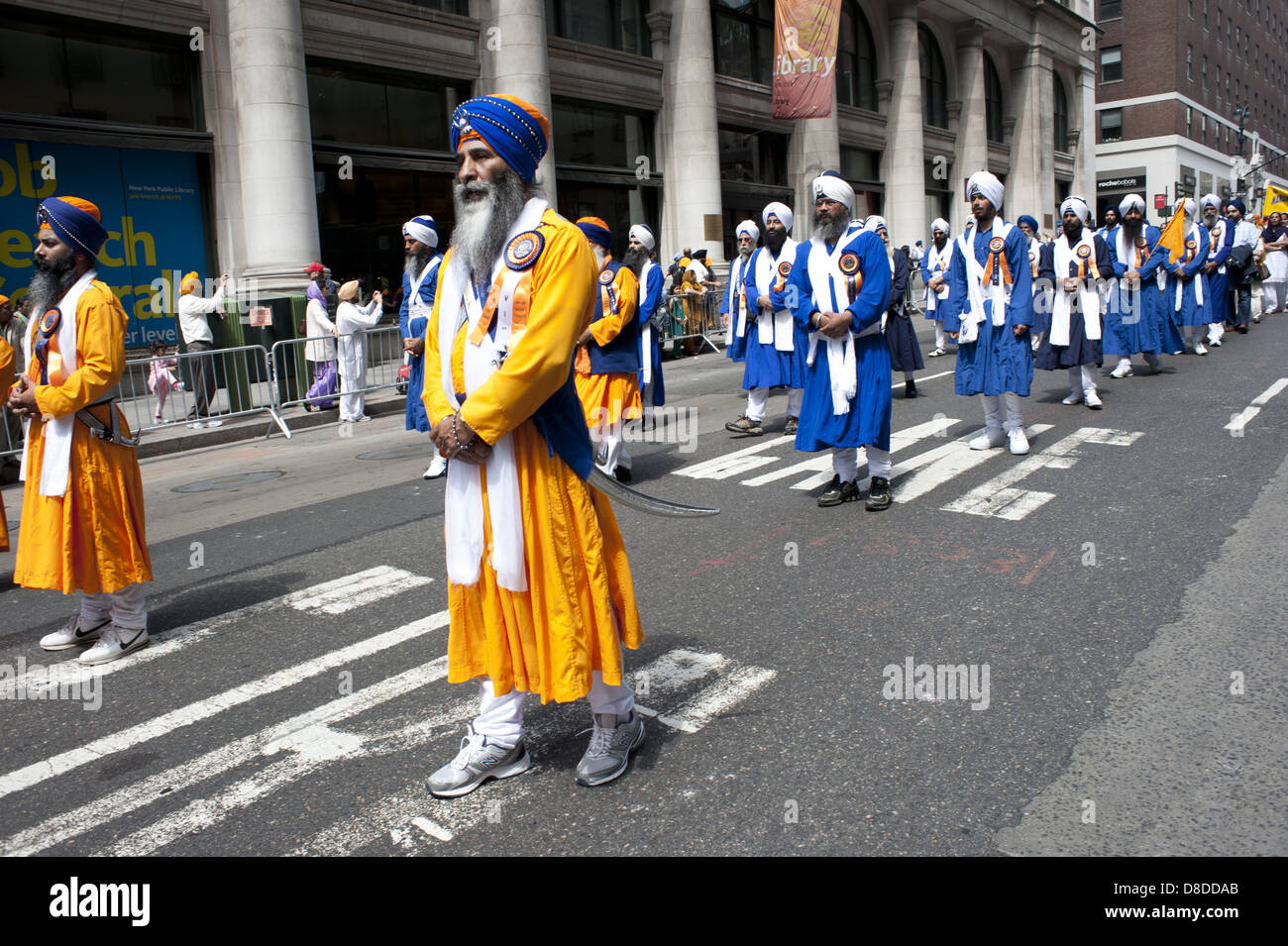 New York City, NY: 25th annual Sikh Day Parade, 2012 Stock Photo - Alamy