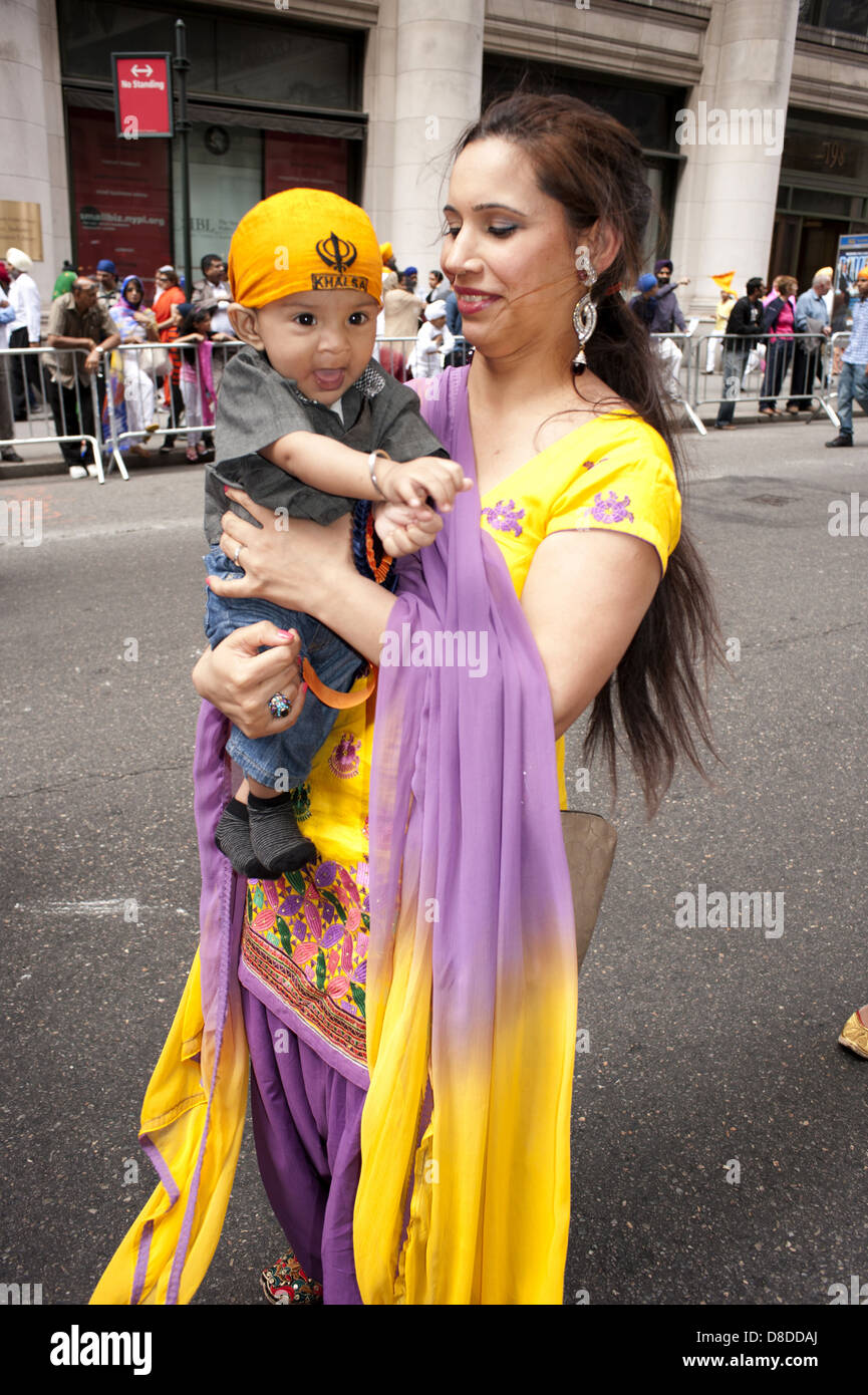 New York City, NY: 25th annual Sikh Day Parade, 2012 Stock Photo - Alamy