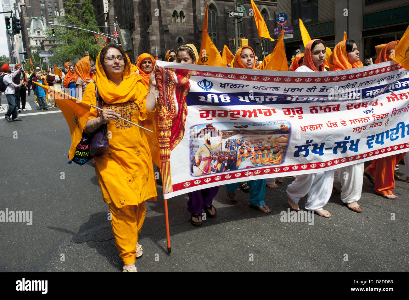 The twenty-fifth annual Sikh Day Parade on Madison Avenue in Manhattan ...