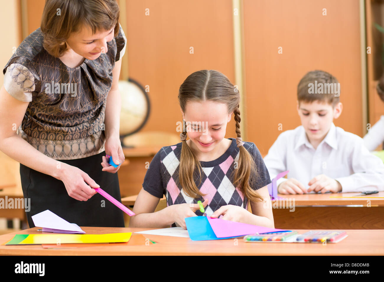 Lesson teacher hi-res stock photography and images - Alamy