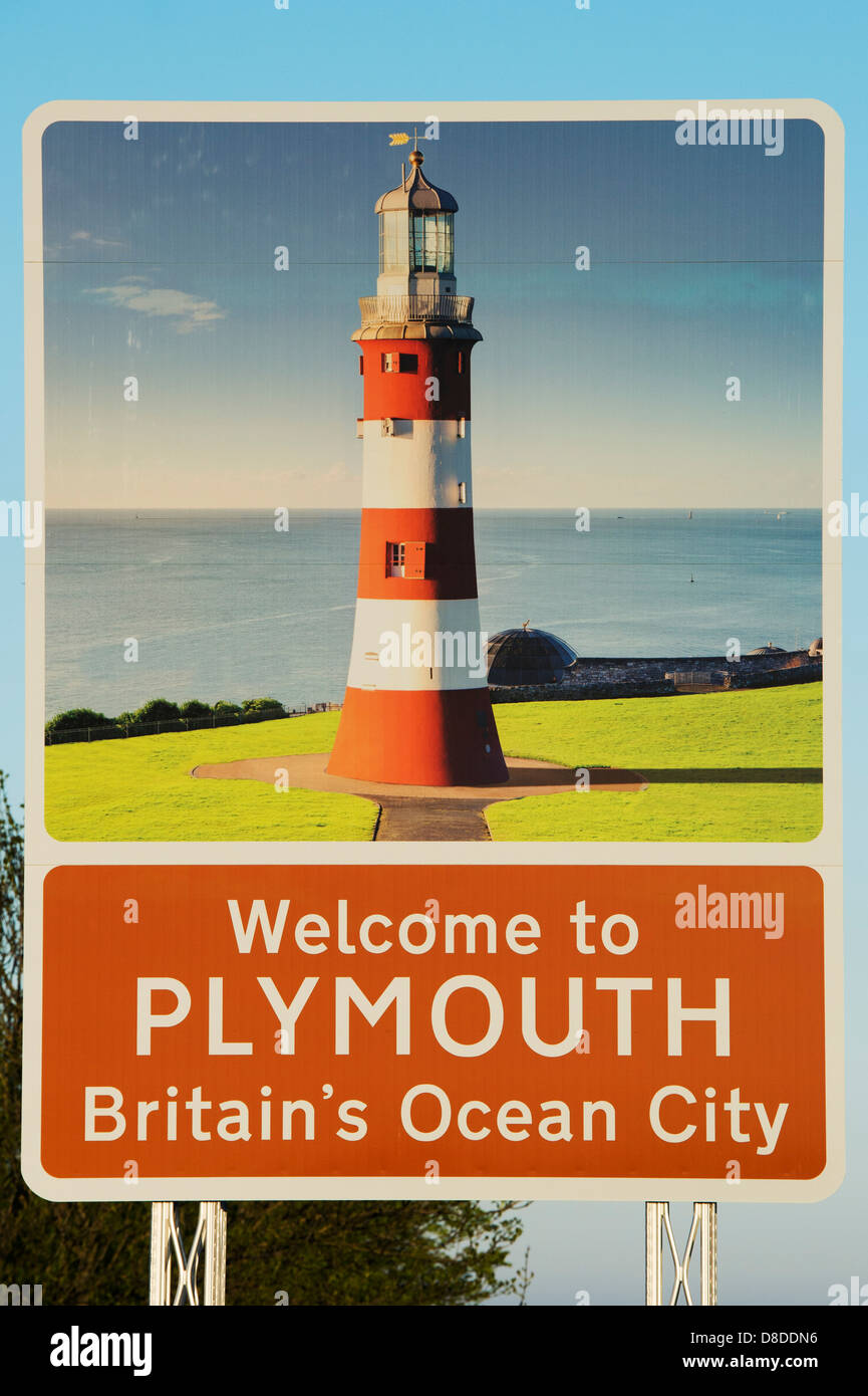 Welcome to devon signs hi-res stock photography and images - Alamy