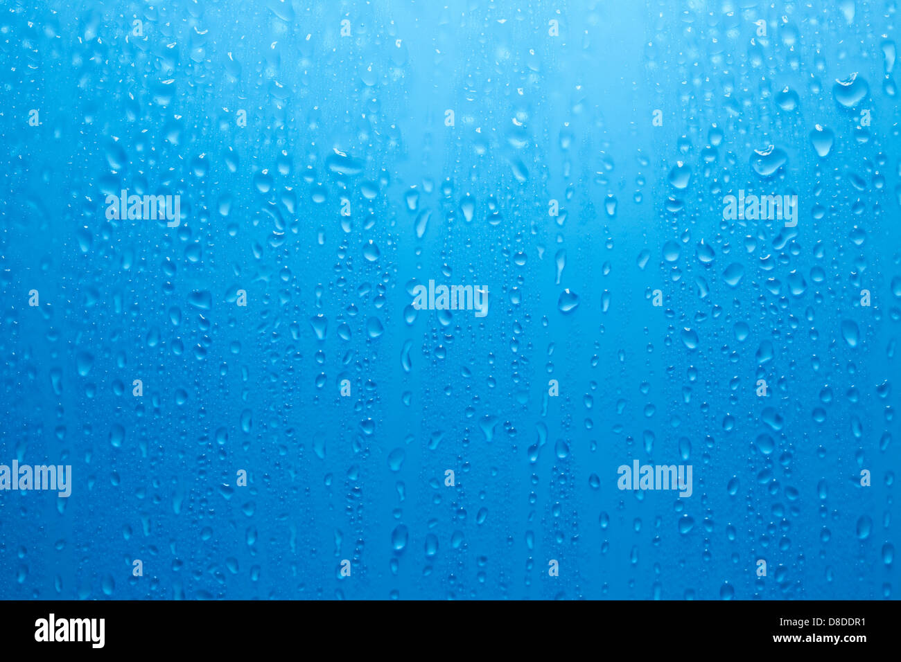 Blue raindrops pattern hi-res stock photography and images - Alamy