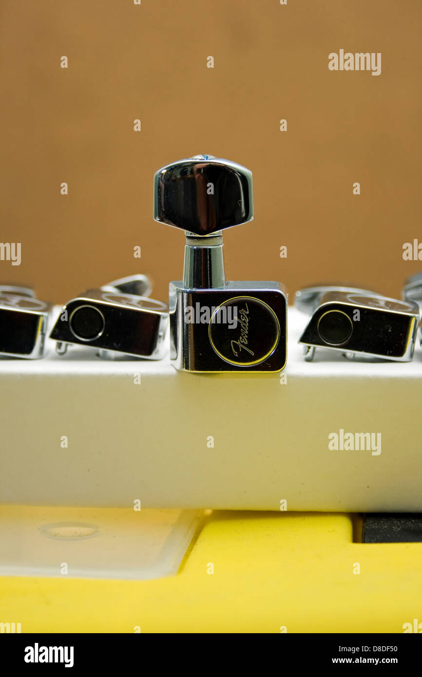Fender machine heads Stock Photo - Alamy