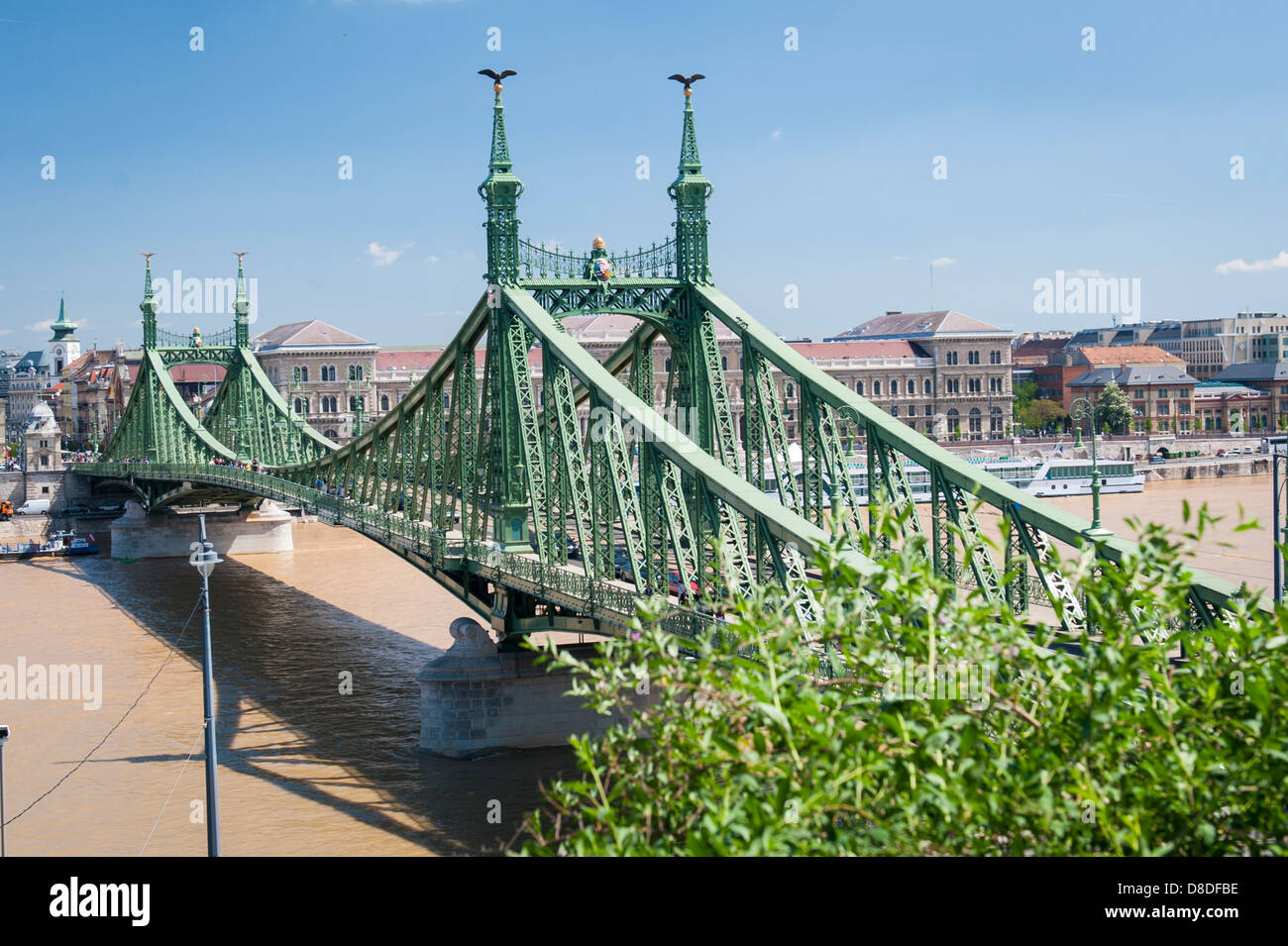 Hungary Budapest River Danube Liberty Freedom Bridge Szabadsag Hid ...